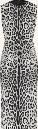 Dolce & Gabbana Etuikleid Aus Seide grau