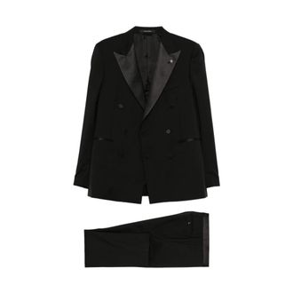 Tagliatore Single Breasted Suits - - Suits - Herren - Schwarzk - L