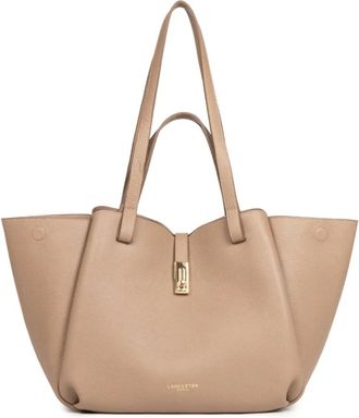 Lancaster Femme, Sacs, Beige, Taille: ONE Size Milano Horizon Grand Cabas