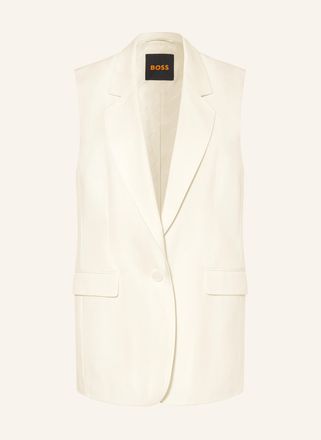 HUGO BOSS Blazerweste Jakily weiss