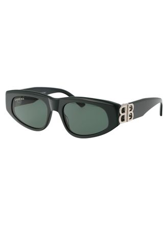 Balenciaga Womens Sunglasses Acetate Green-Silver-Green Green/silver/green