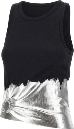 Paco Rabanne Femme, Tops, Noir, Taille: 40 FR Top