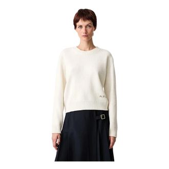 A.P.C. A.p.c., Damen, Strickwaren, Beige, LGr&ouml;&szlig;e
