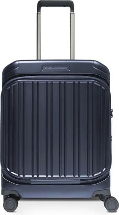 Piquadro unisex, Valises, Bleu, Taille: ONE Size Valise cabine rigide &agrave; roulettes pour ordinateur 15,6