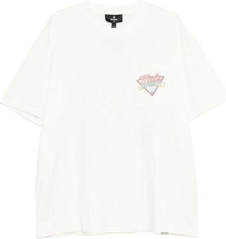 Represent Represent, Homme, Tops, Blanc, Taille: S T-shirt ras du cou avec imprim&eacute; graphique