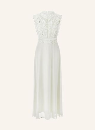 Apart Abendkleid Mit Lochspitze weiss