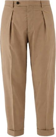 Berwick 1707 Homme, Pantalons, Beige, Taille: S Pantalon Coupe Classique