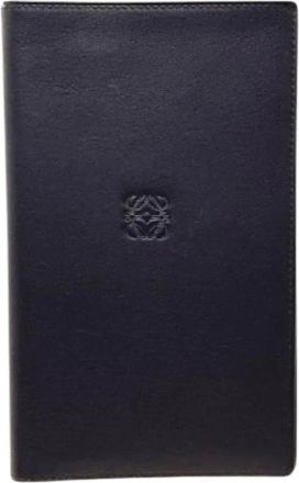 Loewe unisex, Pre-owned, Brun, Taille: ONE Size Portefeuille en cuir Pre-owned