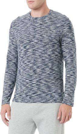 s.Oliver Herren T-Shirt Langarm Blue S