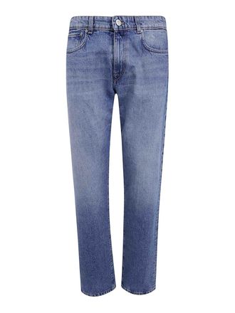 Incotex Jean Droit - Bleu