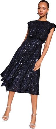 Lipsy Midikleid Lipsy Ausgestelltes Midikleid mit Pailletten (1-tlg)