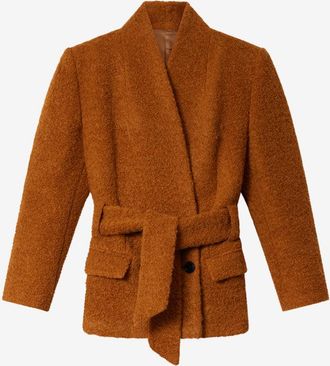 Isabel Marant Veste Syndra En Laine - Femme - Caramel - Taille34 - Isabel Marant