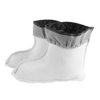 Frcolor Doublure Isolante pour Bottes de Pluie Homme Chaussettes Hautes Imperm&eacute;ables en Coton Long 15 CM Semelles Antid&eacute;rapantes Amovibles Doublures Chaudes e