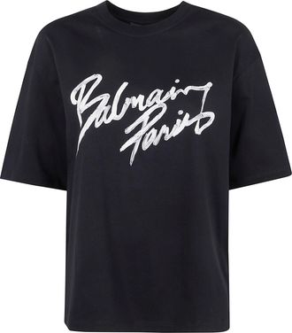 Balmain Short Sleeves Balmain Paris Bulky T-Shirt