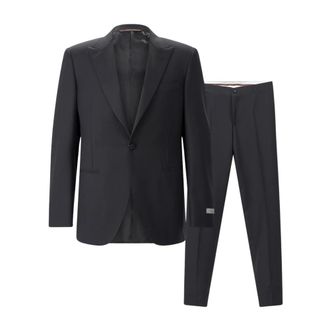 Canali Smoking - Klassischer Schnitt - - Suits - Herren - Schwarzk - 2XL
