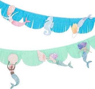 Meri Meri Meerjungfrauen-Fransengirlande