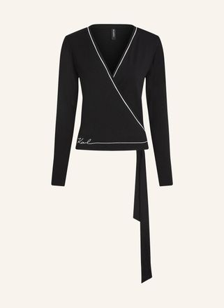 Karl Lagerfeld Top schwarz