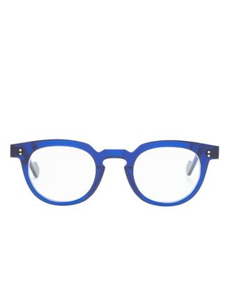 Anne & Valentin lunettes de vue Dryden &agrave; monture ronde - Bleu