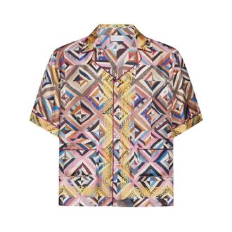 Pierre-Louis Mascia Homme, Chemises, Multicolore, Taille: M Aloe Chemise Manches Courtes