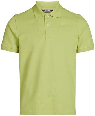 K-Way Polo manches courtes en coton m&eacute;lang&eacute;