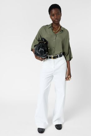Gerard Darel Chemise fluide oversize - CIRAE - Kaki moyen