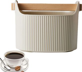 Generic Espresso-Klopfbox, Kaffee-Puck-Klopfbox, Espresso-Mülleimer, Herausnehmbarer Espresso-Eimer, 1300 Ml rutschfeste Klopfbox, Kaffeesatz-Auffangbehälter,