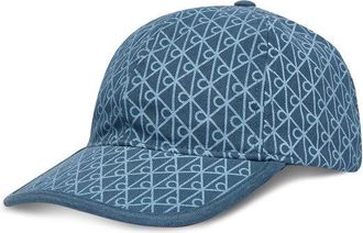 Calvin Klein Cap Emblem Print W Leather Patch Cap LV04D5029G Blau
