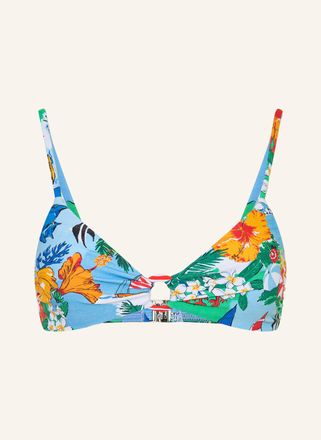 Seafolly Bralette-Bikini-Top Viva Vacation blau
