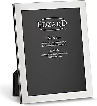 Edzard Cadre photo Prato, pour photo 15 x 20 cm, argenté noble, résistant à la ternissure