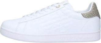 Emporio Armani Femme, Chaussures, Blanc, Taille: 40 EU Classic CC Baskets