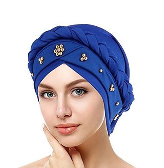 Generic Turban Femme &Eacute;l&eacute;gant Voile Beanie Chapeau Bandana Cheveux Muslim Respirant Protection Solaire Chimio Bonnet Perte de Cheveux Islamique Abaya Duba&iuml; Hij