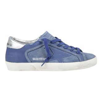 Golden Goose Femme, Chaussures, Bleu, Taille: 41 EU Super Star Baskets