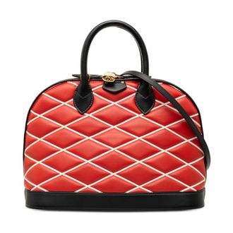 Louis Vuitton Sac bandouli&egrave;re d&ocirc;me structur&eacute; doccasion - Femme - Pre-owned - Rouge - Taille: ONE Size