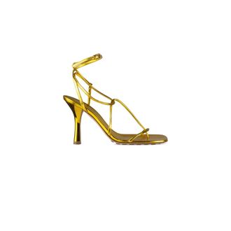 Bottega Veneta Femme, Chaussures, Jaune, Taille: 38 1/2 EU Sandales en cuir