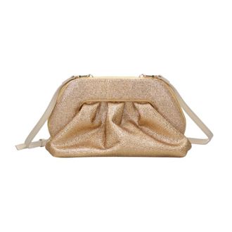 Themoir&egrave; Ruched Clutch Bag - - Bags - Damen - Gelb - ONE SIZE