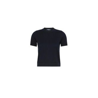 Max Mara Maille col rond - Femme - Pulls - Bleu - Taille: 42 FR