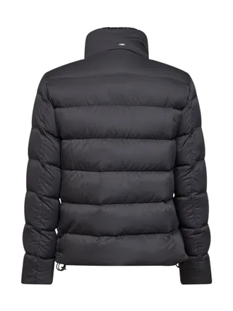 Herno Mens Bomber Jacket Arendelle Grey Faux Fur Polyester Padded & Down