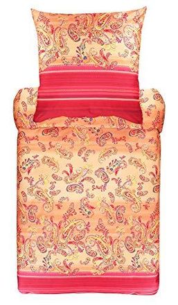 Bassetti Bettw&auml;sche Set, Baumwolle, ORANGE, 200X200