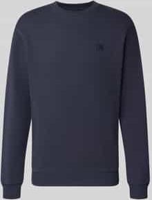 Scotch & Soda Regular Fit Sweatshirt aus reiner Baumwolle mit Label-Patch