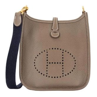 Herm&egrave;s Pre-owned Toile sacs-ports-paule - Femme - Pre-owned - Brun - Taille: ONE Size