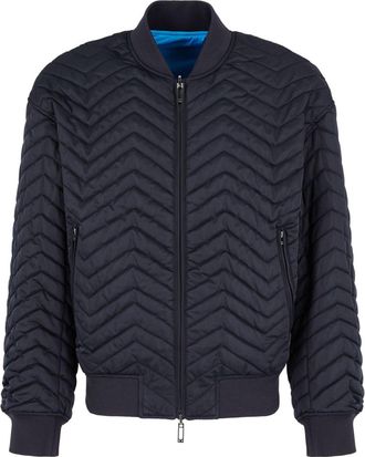 Emporio Armani Wendbare Bomberjacke - Blau