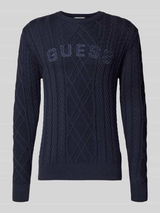 Guess Strickpullover aus Baumwoll-Modal-Mix