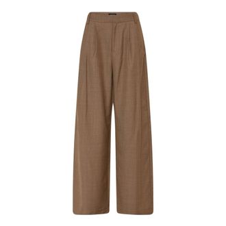 Bruuns Bazaar Wide Hosen - - Trousers - Damen - Braun - M