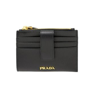 Prada Saffiano Leder Kartenetui - - Accessories - Damen - Schwarzk - ONE SIZE