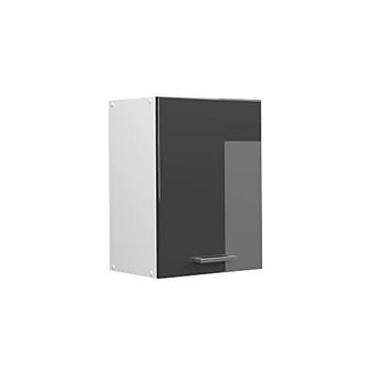 Vicco Armoire Suspendue Universelle R-Line, Anthracite Haute Brillance, 45cm avec Porte