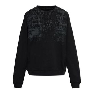 Maison Margiela Sweatshirt Mit Print - - Sweatshirts & Hoodies - Herren - Schwarzk - S