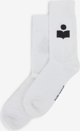 Isabel Marant Chaussettes Siloki - Femme - Blanc - Isabel Marant