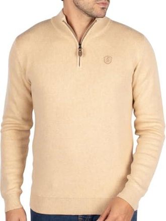 Shilton Pull Camionneur Uni Homme 5XL / Beige
