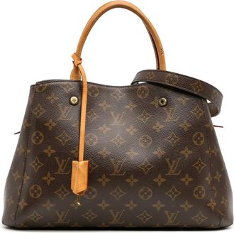 Louis Vuitton Hobo Bags - Monogram Montaigne MM - Gr. unisize - in Braun - für Damen