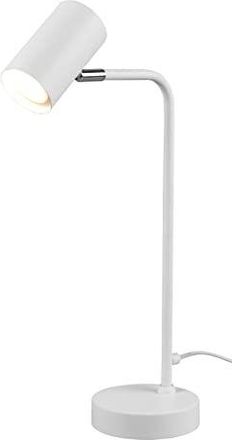 Trio Leuchten Tischleuchte Marley 512400131, Metall Weiß matt, exklusiv Leuchtmittel 1x GU10